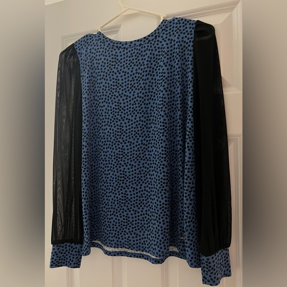 Nine West | Tops | Nine West Sheer Long Sleeve Top | Poshmark